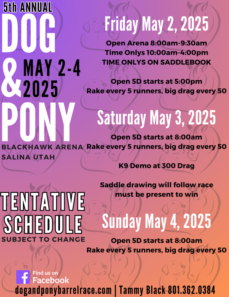 Dog and Pony – Barrel Race